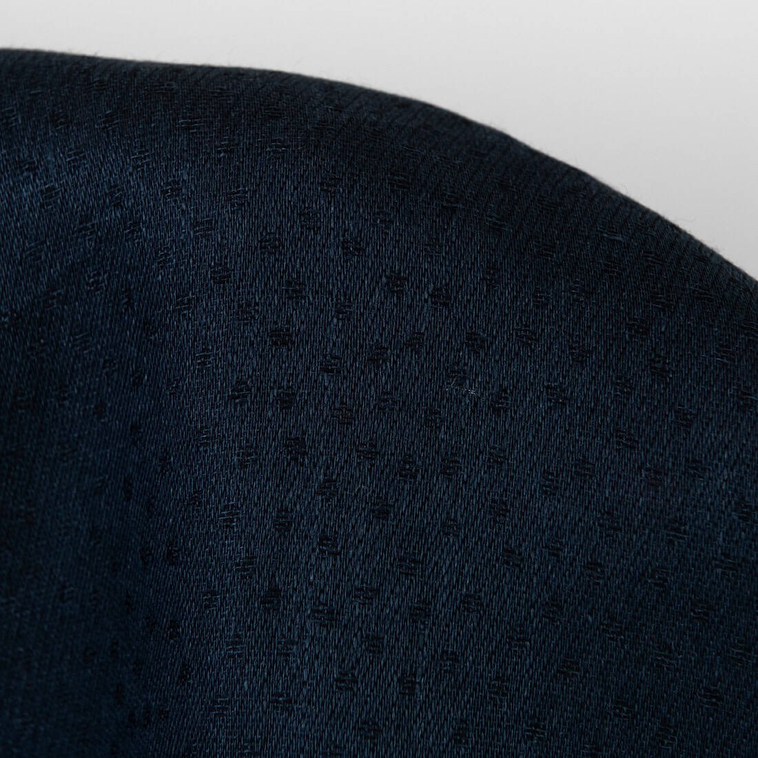 Leinen-Wollestoff dunkelblau gemustert 150cm breit